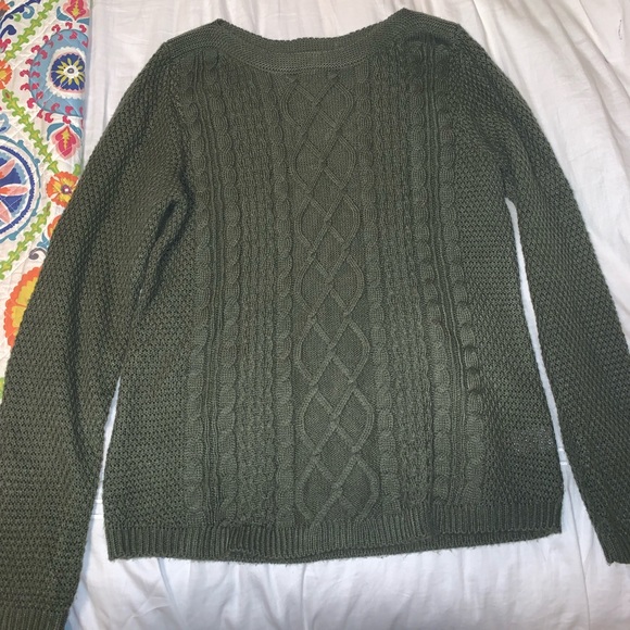 croft & barrow | Sweaters | Green Threaded Sweater | Poshmark